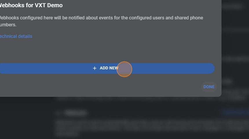 Use Webhooks to connect VXT with other software
