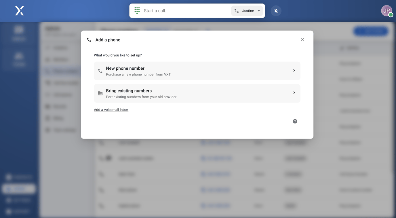 Add and manage phone numbers