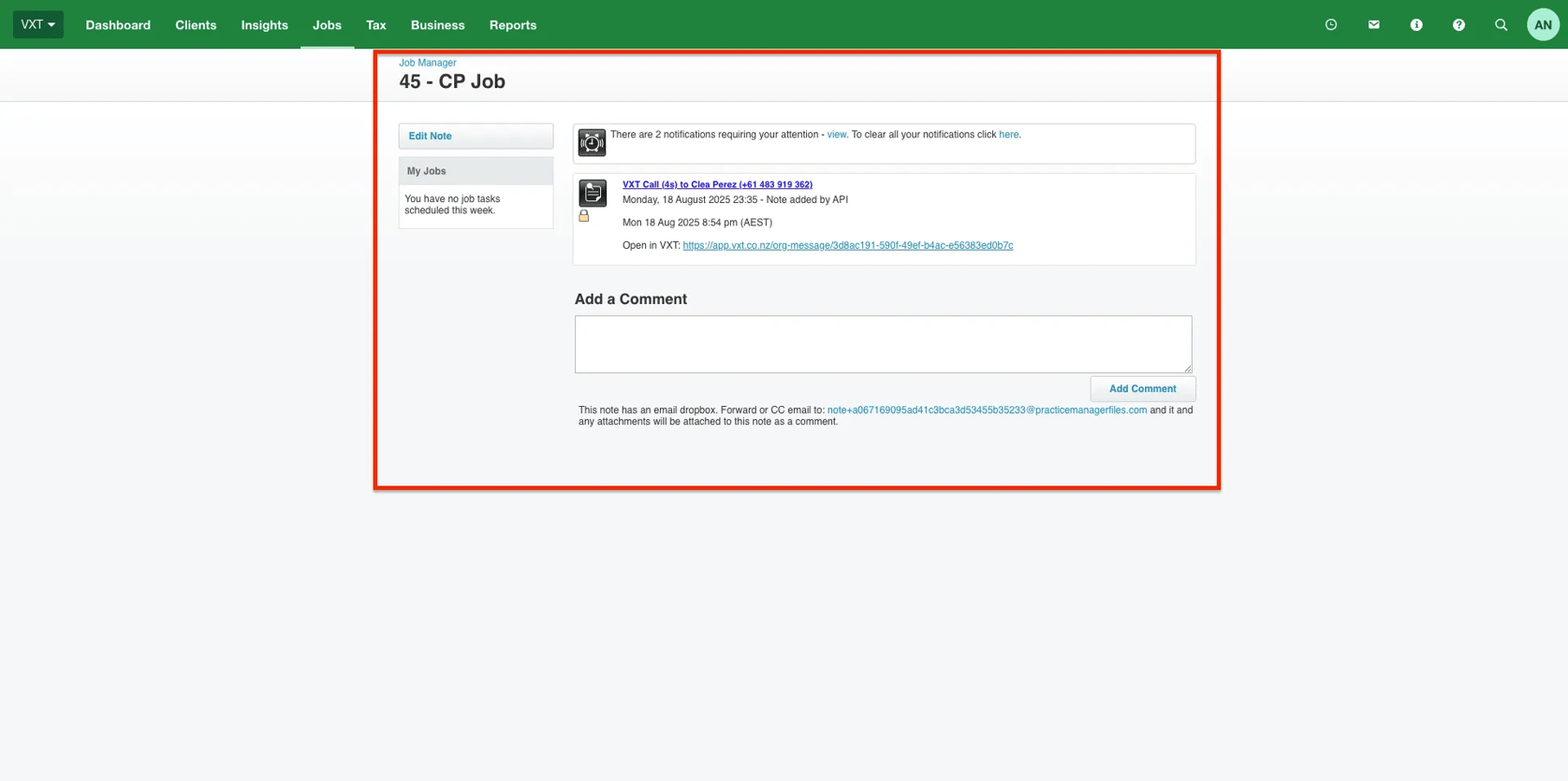 XPM (Xero Practice Manager)