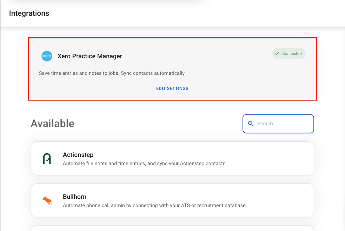 XPM (Xero Practice Manager)