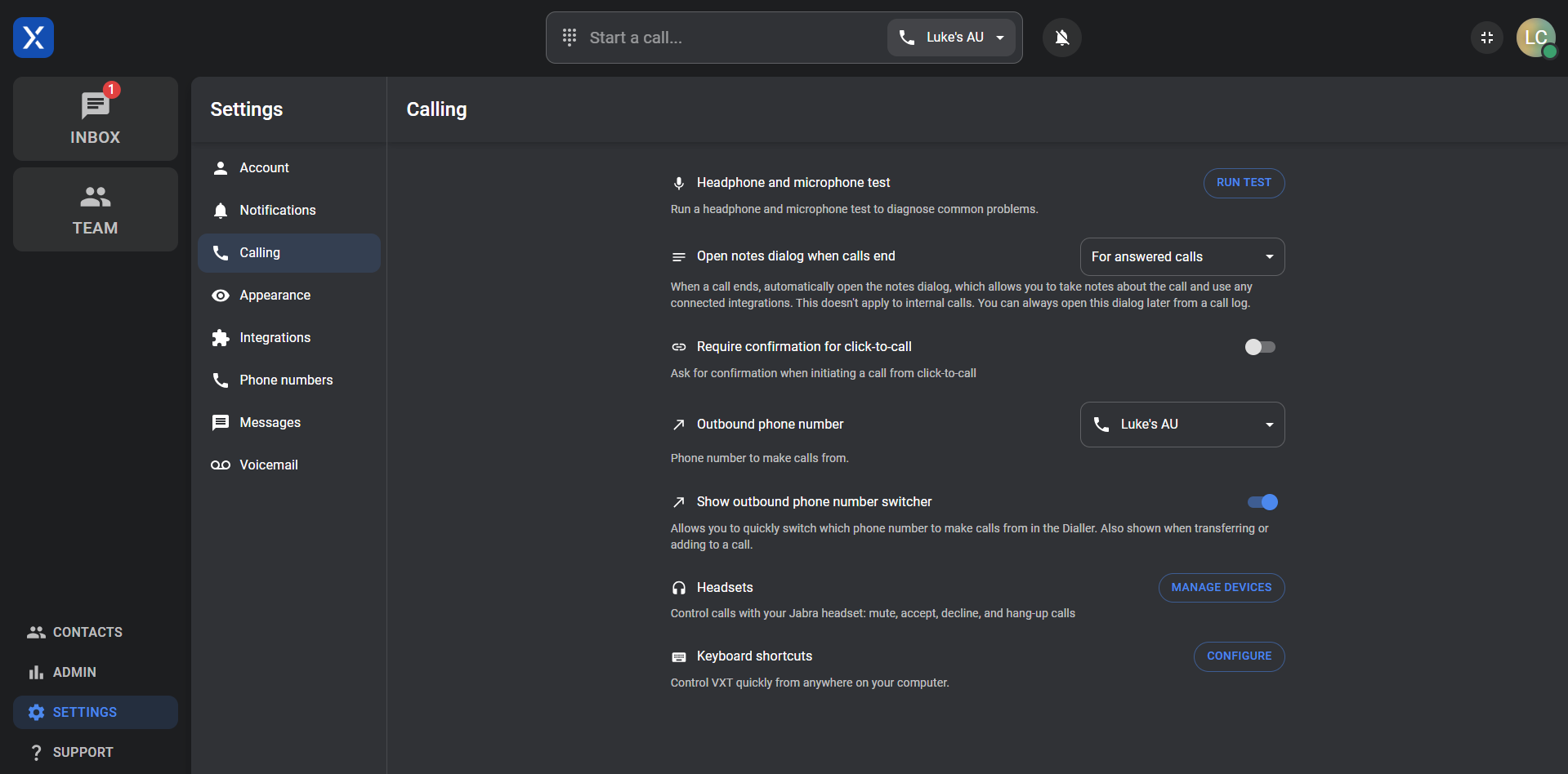 Using keyboard shortcuts