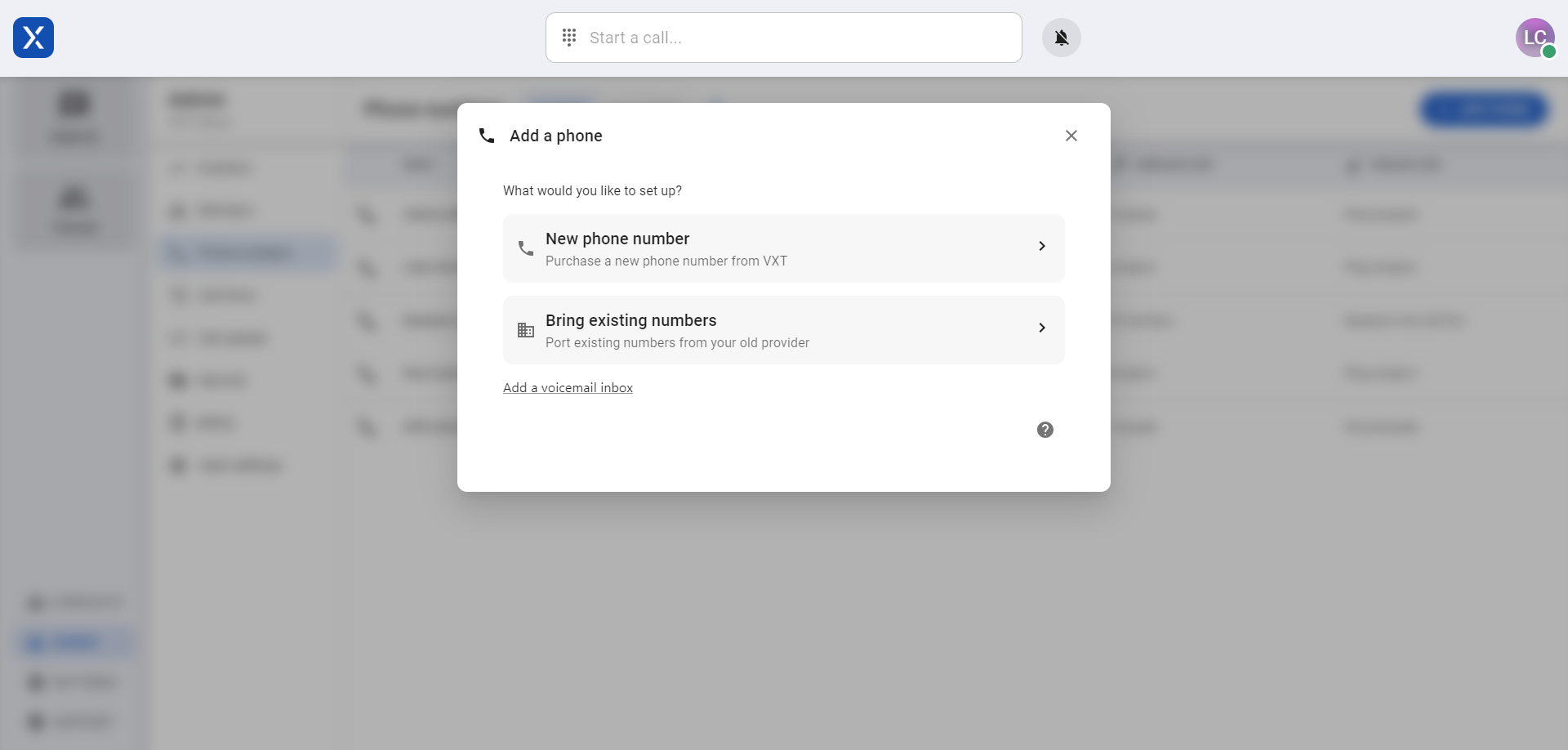 Add and manage phone numbers